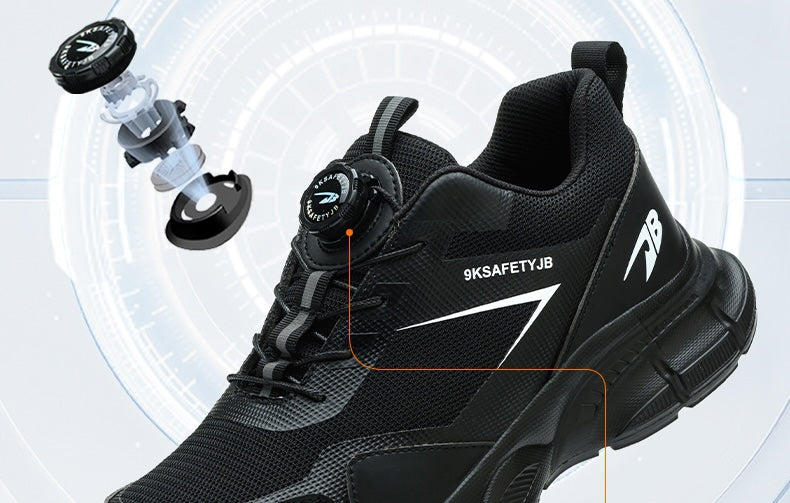 Rotary Dial Lacing for Ultimate Safety Footwear Performance – 9K Safety
